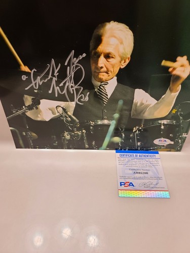 Autographed Charlie Watts 8x10 Photo/PSA Cert | eBay