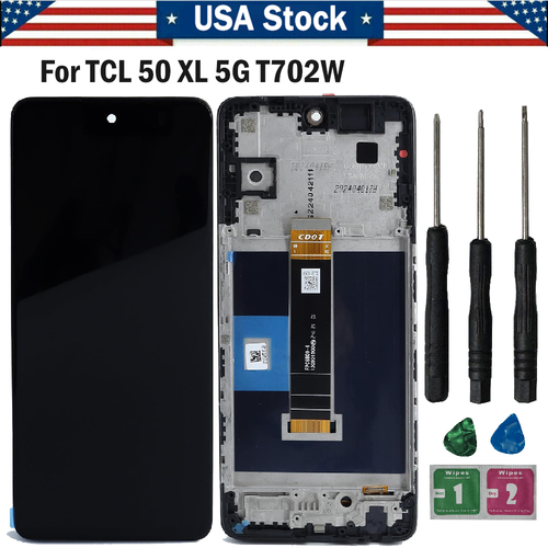 Replacement LCD Display Touch Screen Digitizer Frame For TCL 50 XL 50XL ...