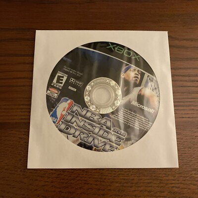 NBA Inside Drive 2002 (Microsoft Xbox, 2002) Disc Only, Tested, Working ...