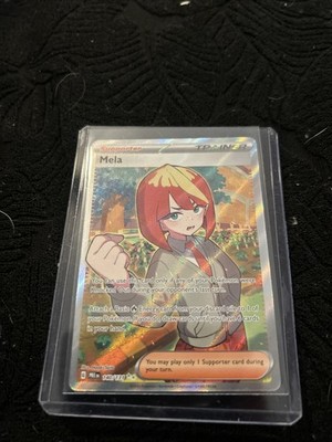Pokémon TCG Trainer Mela Ultra Rare Holo Card 140/131 Prismatic ...