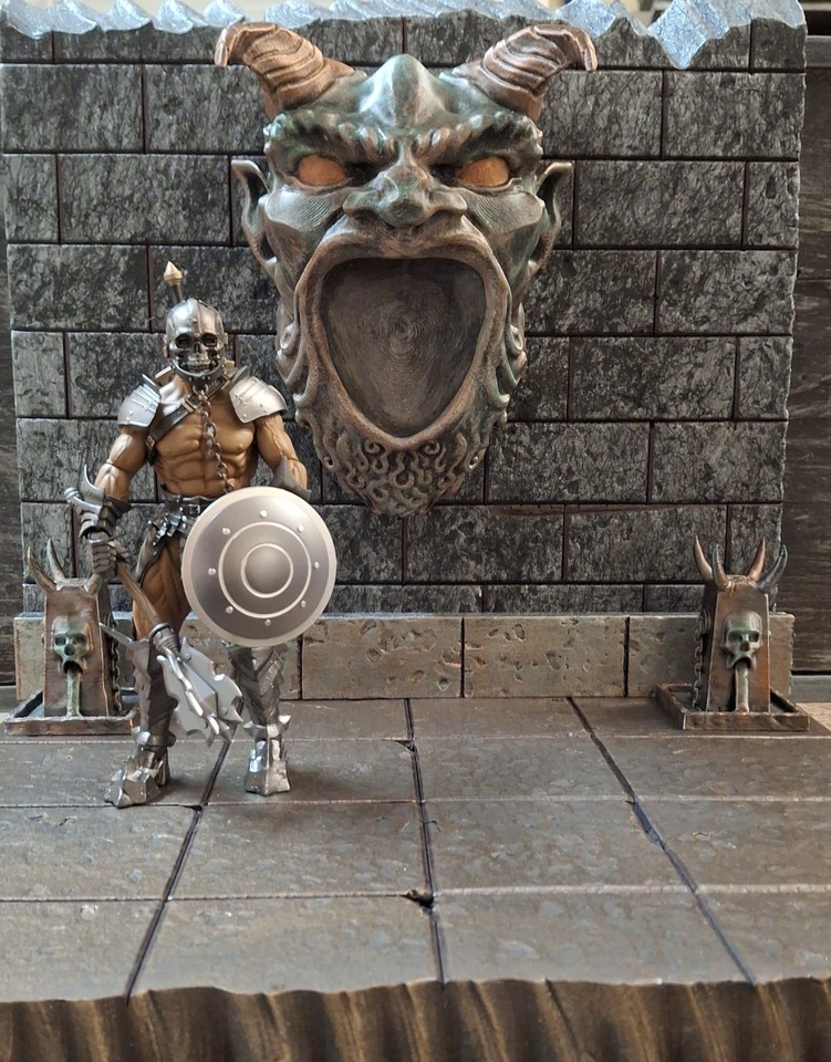 NECA MEZCO MYTHIC LEGIONS CUSTOM DETOLF DIORAMA THE FACE 1/12 1/10 ...