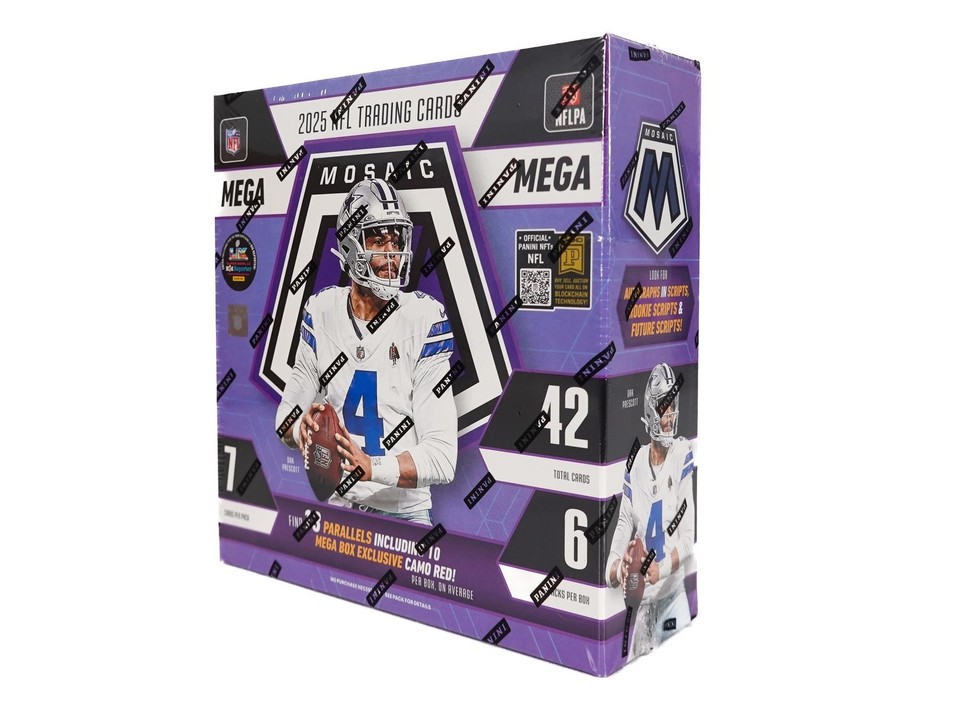 2025 PANINI MOSAIC FOOTBALL HOBBY MEGA BOX | eBay