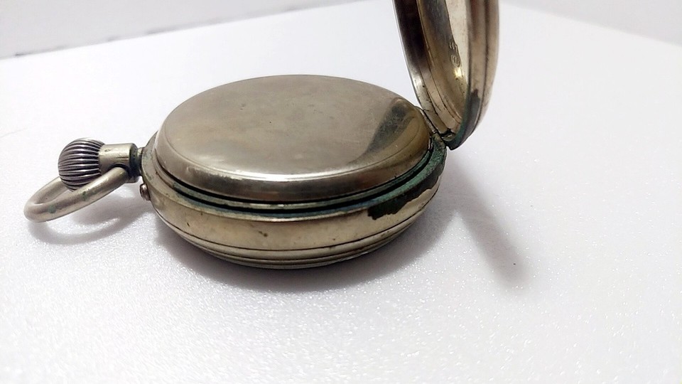 Antique J.W. Benson London Pocket Watch Case Only Base Metal 56mm Parts ...