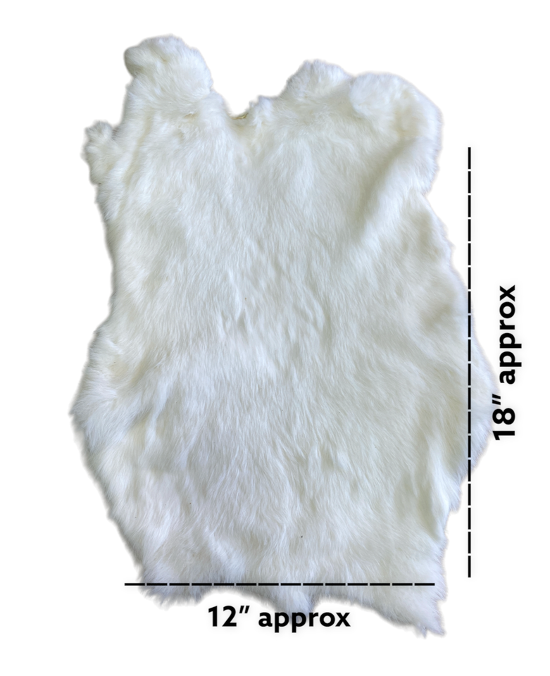 5 PIECE WHOLESALE RABBIT SKIN , ASSORTED RABBIT , CRAFTS , RABBIT PELT ...