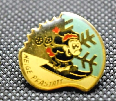 Mickey Mouse Ski Pin France Children Ski Pratice for perfection Ski pin ...