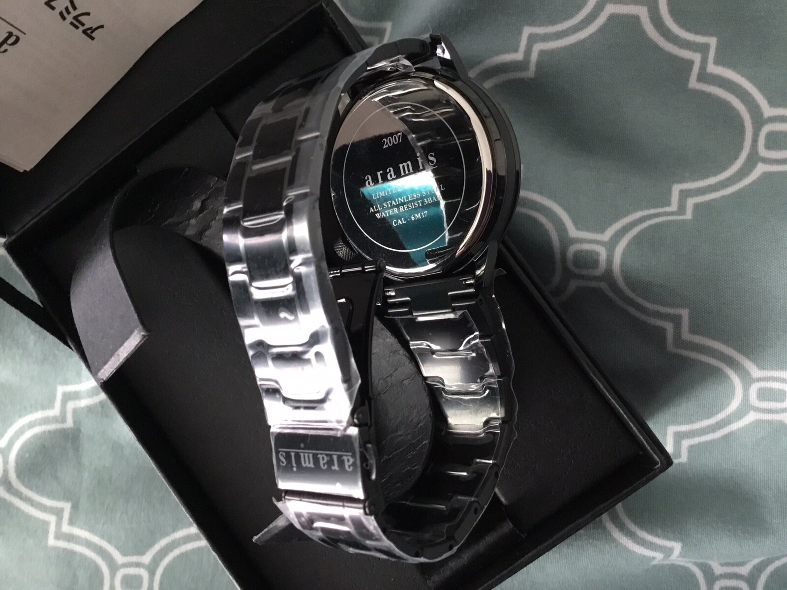 ARAMIS Watch CAL- 6M17 Men's Chronograph Black 2007 LIMITED EDITION | eBay