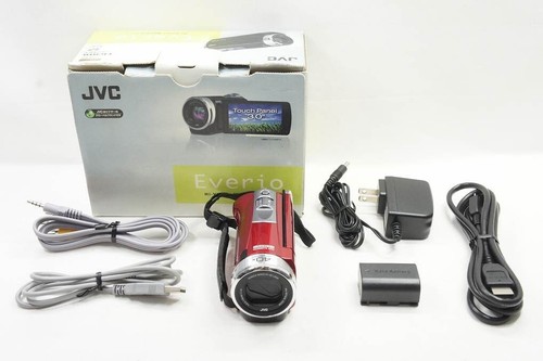 "Mint" JVC Everio GZ-HM33 Digital Video Camera Camcorder Red w/ Box ...