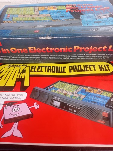 Science Fair Exploring Electronics Lab 200 in One Project Kit 28-265 ...