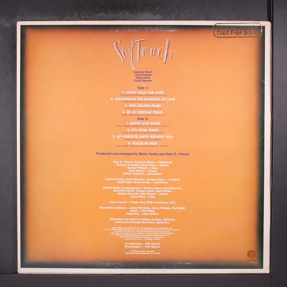 SOFTOUCH: softouch FANTASY 12" LP 33 RPM | eBay