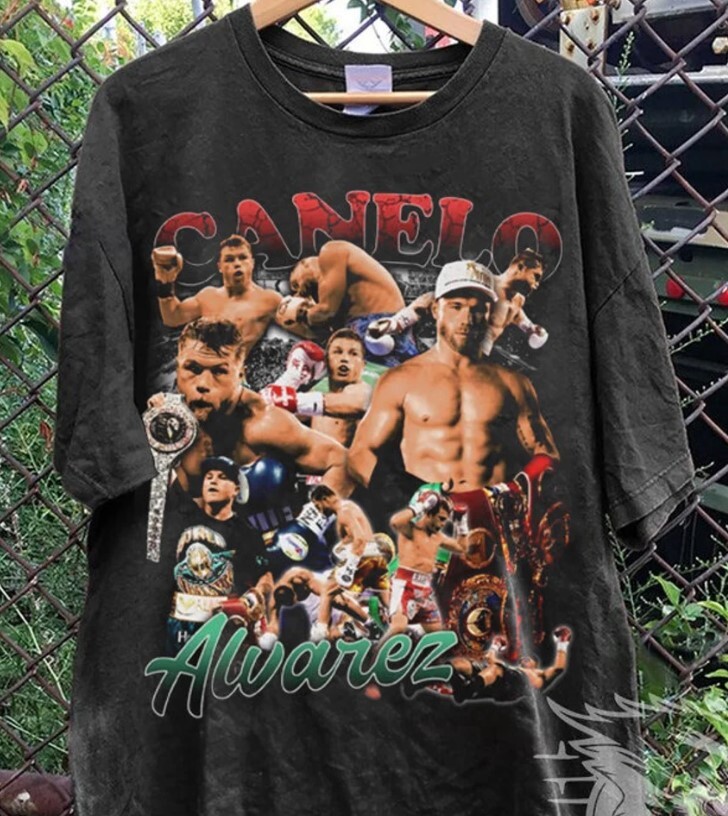 Retro Style Canelo Alvarez Shirt, Canelo Alvarez Boxing T-Shirt | eBay