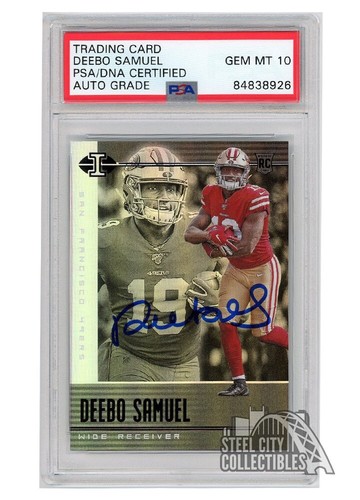 Deebo Samuel 2019 Panini Illusions Autograph Rookie Card #99 PSA/DNA 10 ...