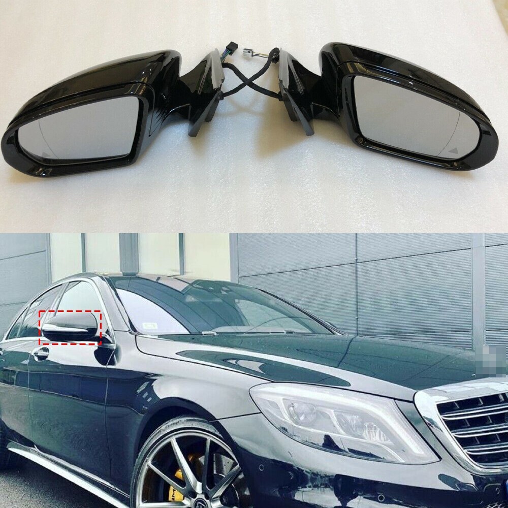 Blind Spot W222 Rear View Mirror Set for Mercedes Benz New S Class S300 ...