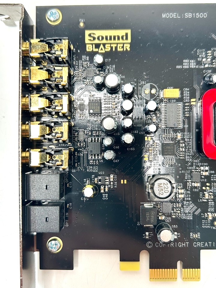 Creative Technology Sound Blaster SB1500 PCI-E Sound Card Without Case ...