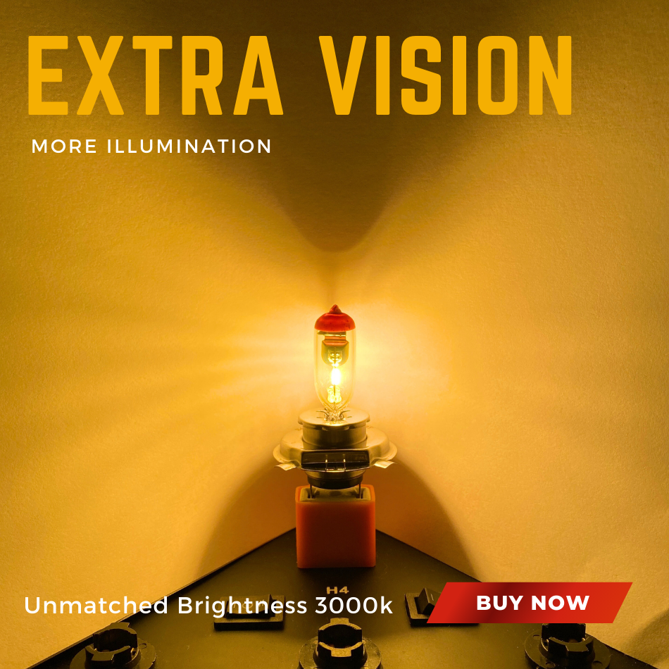 H4 Xenon Yellow Halogen 100w 472 P43t Headlight 501 Led Side Light Car ...