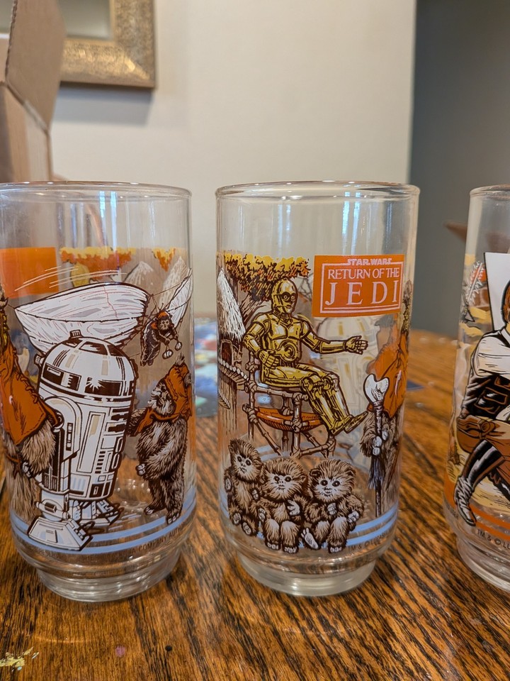 Star Wars Return of the Jedi BK glasses | eBay