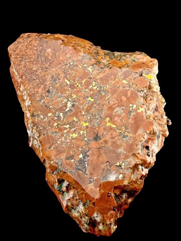 Copper Ore Kingston Conglomerate Old Stock Lapidary Rough Slab Keweenaw ...