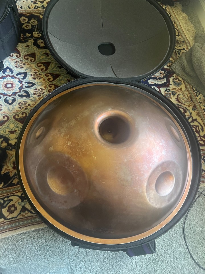 528Hz MAG INST 20 notes Custom Pro musical Handpan instrument C3 Aegean ...