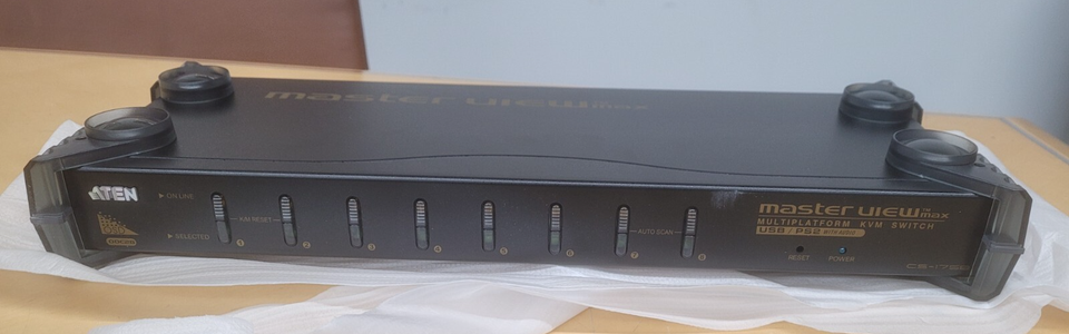 Open Box ATEN Master View Max Multiplatform KVM Switch USB/PS2 w/ Audio ...