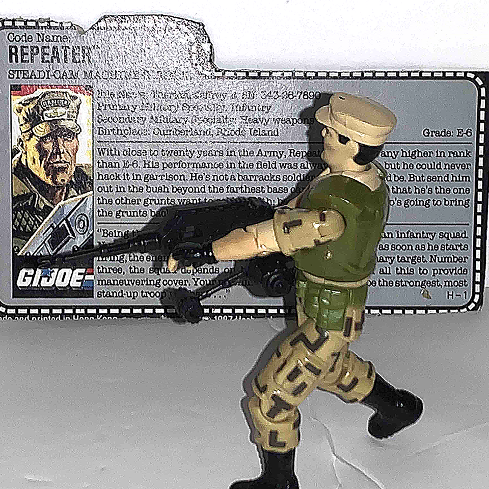 GI JOE ARAH REPEATER 1988 COMPLETE WITH CARD HASBRO VINTAGE | eBay