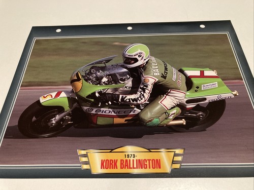 Kork Ballington Kawasaki Pilota Corsa Scheda Motocicletta Passion ...