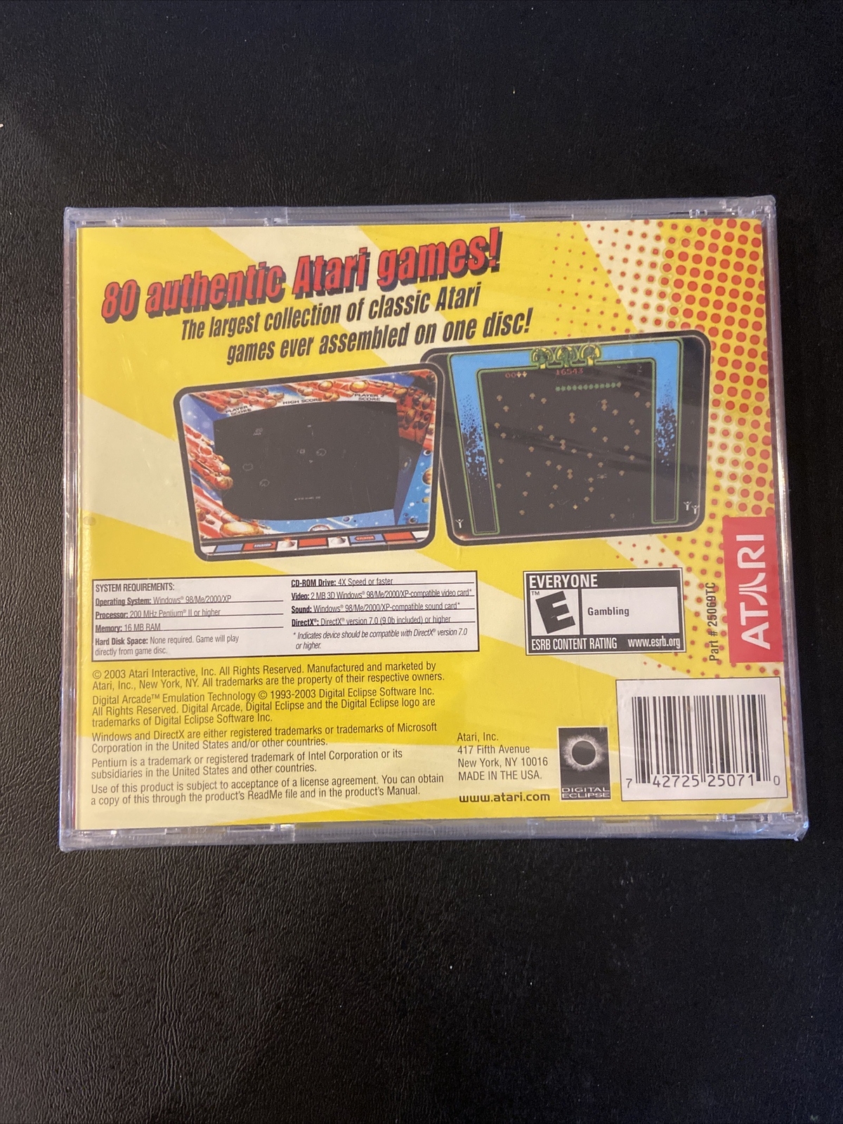 Atari 80 Classic Games in One - PC Cd-rom Software 2003 for sale online ...