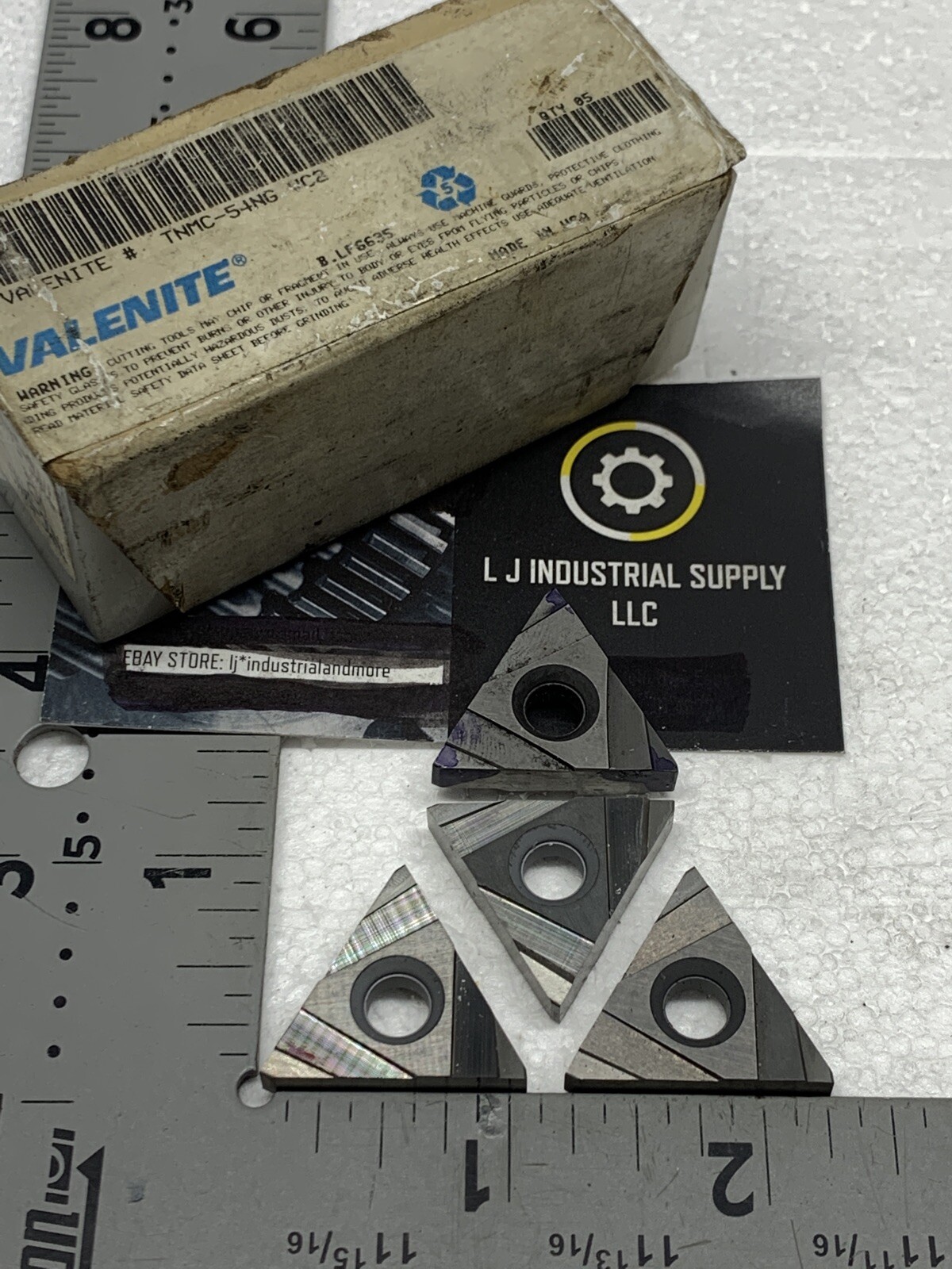 [Qty-4pcs] VALENITE TNMC-54NG VC2 Inserts (3pcs-NEW/1pc-USED) FAST ...