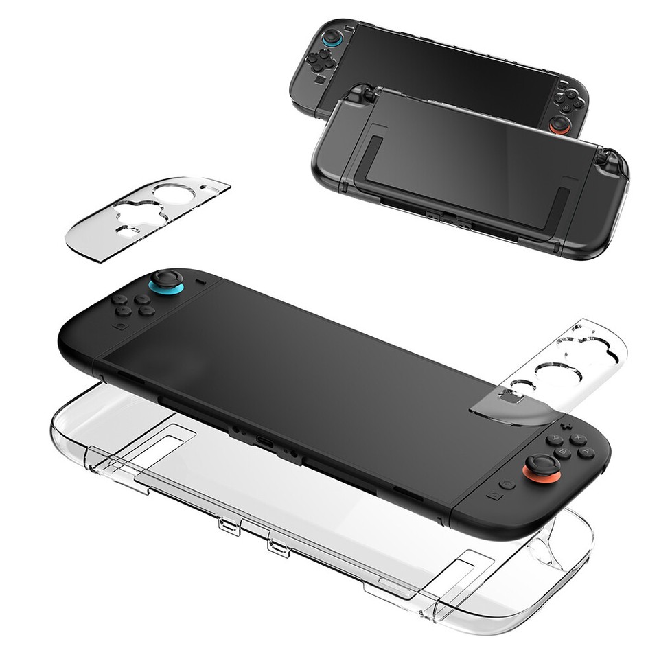 for Switch 2 Split Case Cover Game Console Clear Case Gaming Console ...