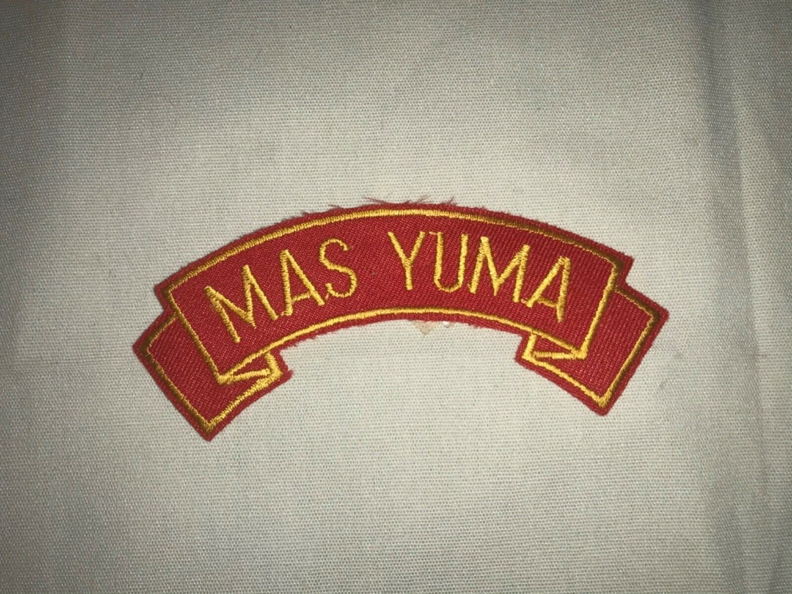 MCAS USMC MAS Yuma TAB Red patch for Vest Jacket | eBay