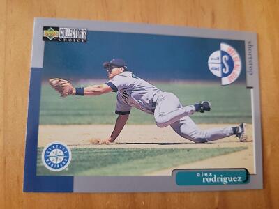1998 UD Collectors Choice #495 Alex Rodriguez ~ Seattle Mariners ...