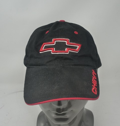 Vintage Chevy General Motors Black & Red Hat | eBay