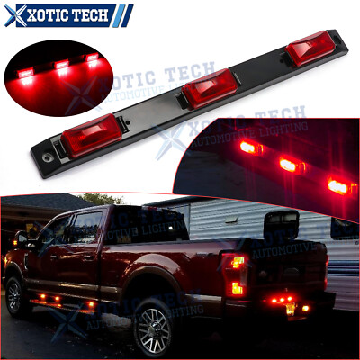 LED Rear Tailgate Truck Bed Running Light Lamp Bar For GMC Sierra 1500 ...