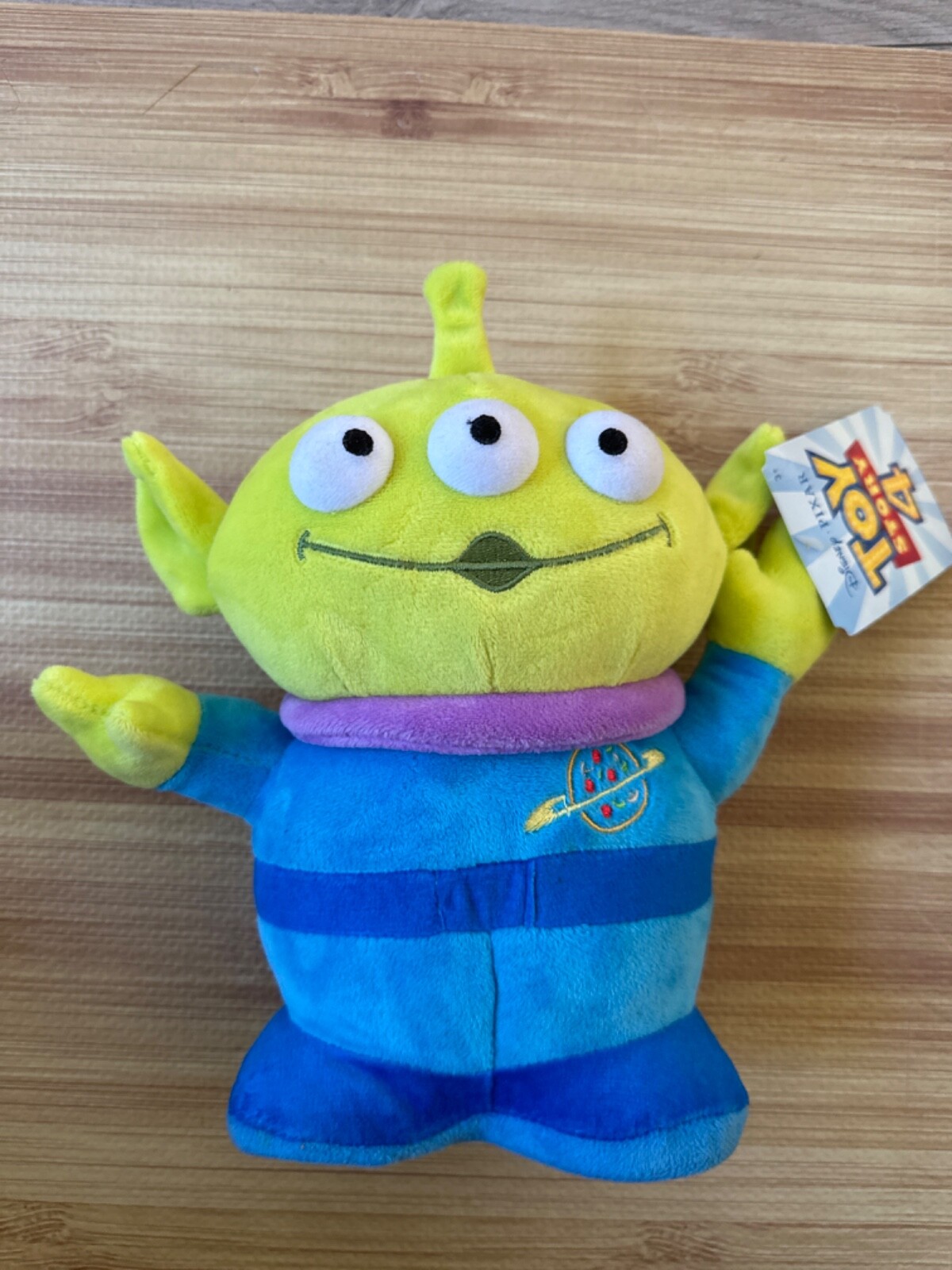 Disney Pixar 3 Eyed Alien Plush Martian Toy Story Pizza Planet Little ...