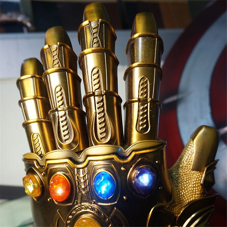 Avengers: Infinity War Thanos Infinity Gauntlet 1:1 Full Metal LED ...