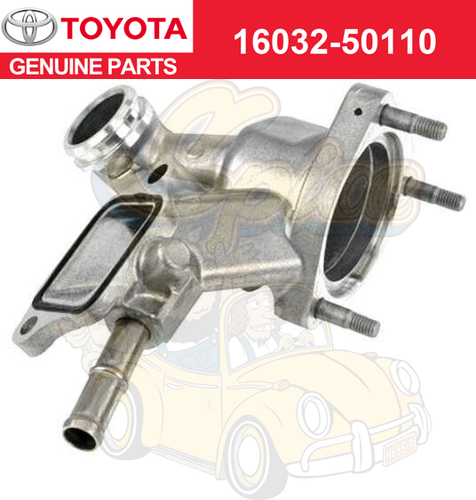 Toyota Lexus Thermostat Housing Water Inlet 16032-50110 Genuine | eBay UK