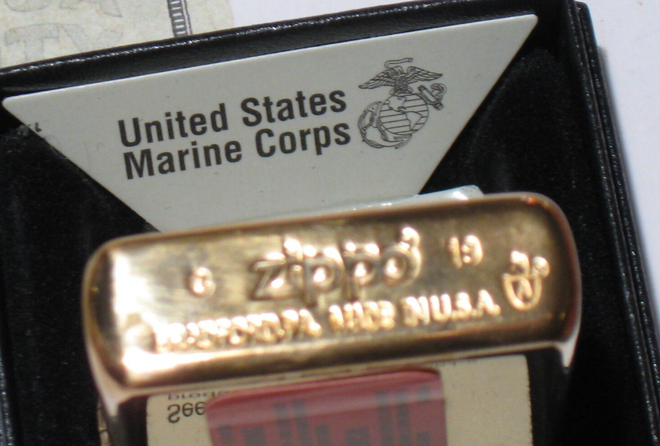New ZIPPO Windproof Lighter 48460 USMC Marines The Few The Proud HP ...