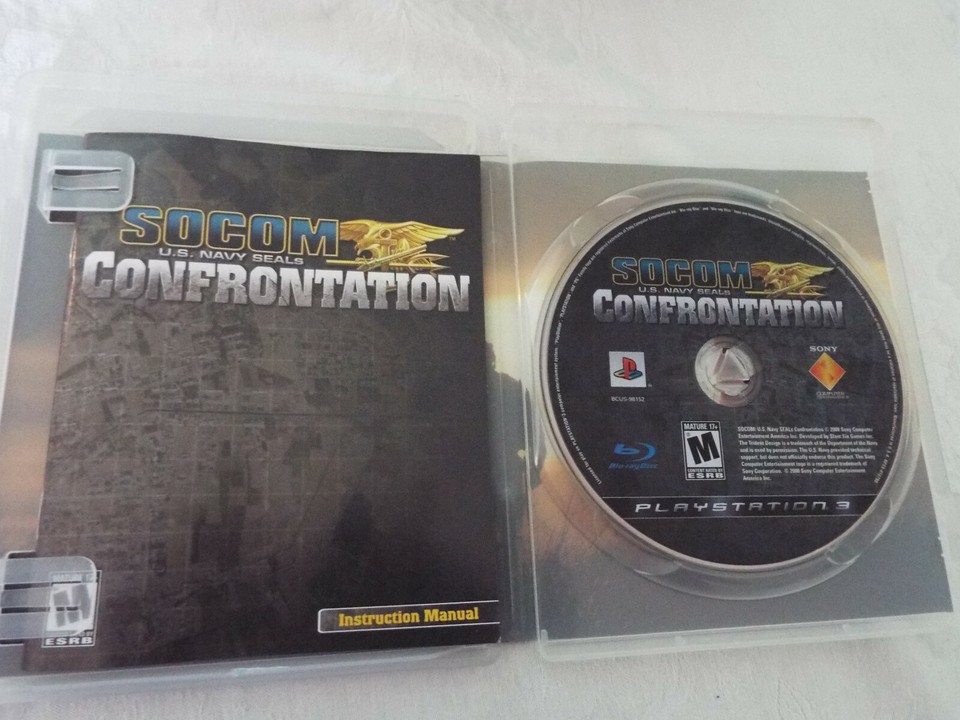 SOCOM U.S. NAVY SEALS CONFRONTATION PS3 | eBay
