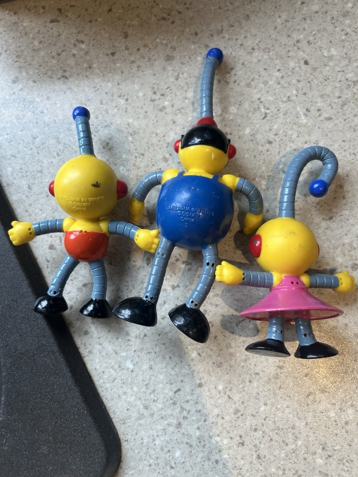 Vintage Disney's ROLIE POLIE OLIE POLINA DAD PERCY ZOWIE Bendy Figures ...