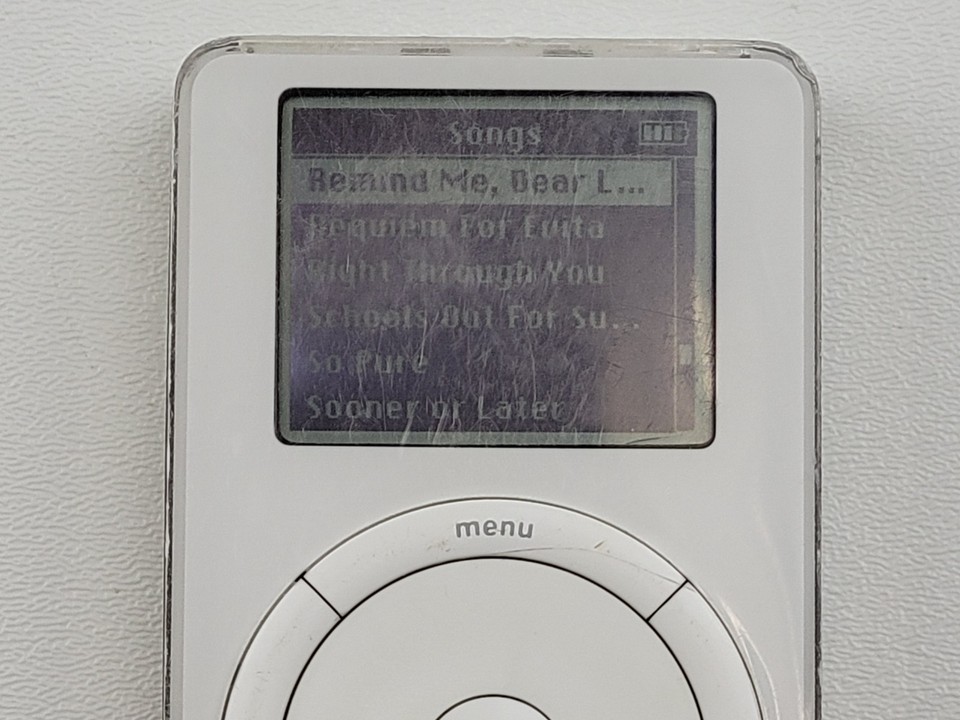 Original Scroll Wheel Apple iPod Classic 1st Generation (M8541) 10GB ...