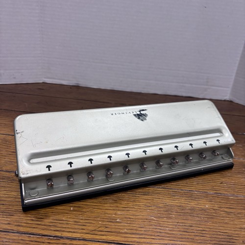 LEVENGER Hole Paper Punch Planner Desk Puncher Binding Adjustable | eBay