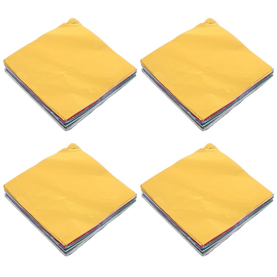 600pcs Chocolate Paper Wrappers: Foil Candy Wrappers 8x8 cm Colored ...