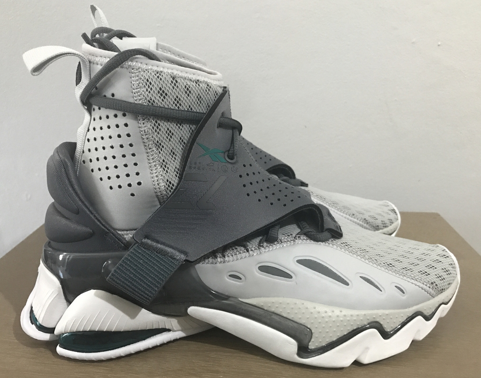 Reebok DMX Elusion 001 FT High Grey Teal EG1935 Basketball Shoes Men’s ...