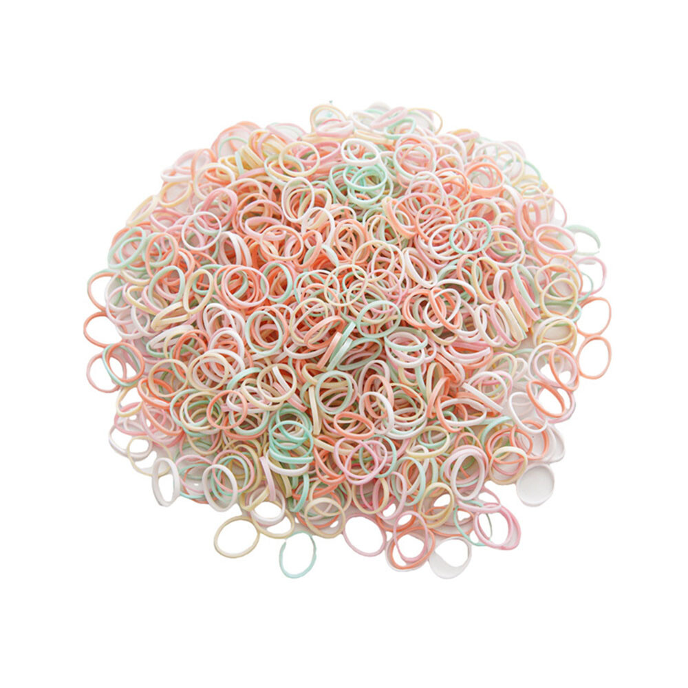 100PCS Small Scrunchies Set Ponytail Holder Hair Ties High Elastic ...