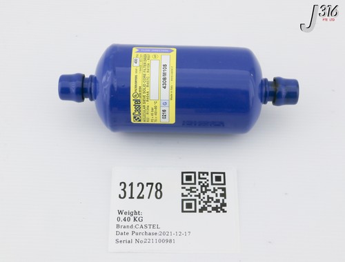 31278 CASTEL FILTER DRYER, SOLID CORE, 400PSIG (NEW) 4308/M10S | eBay