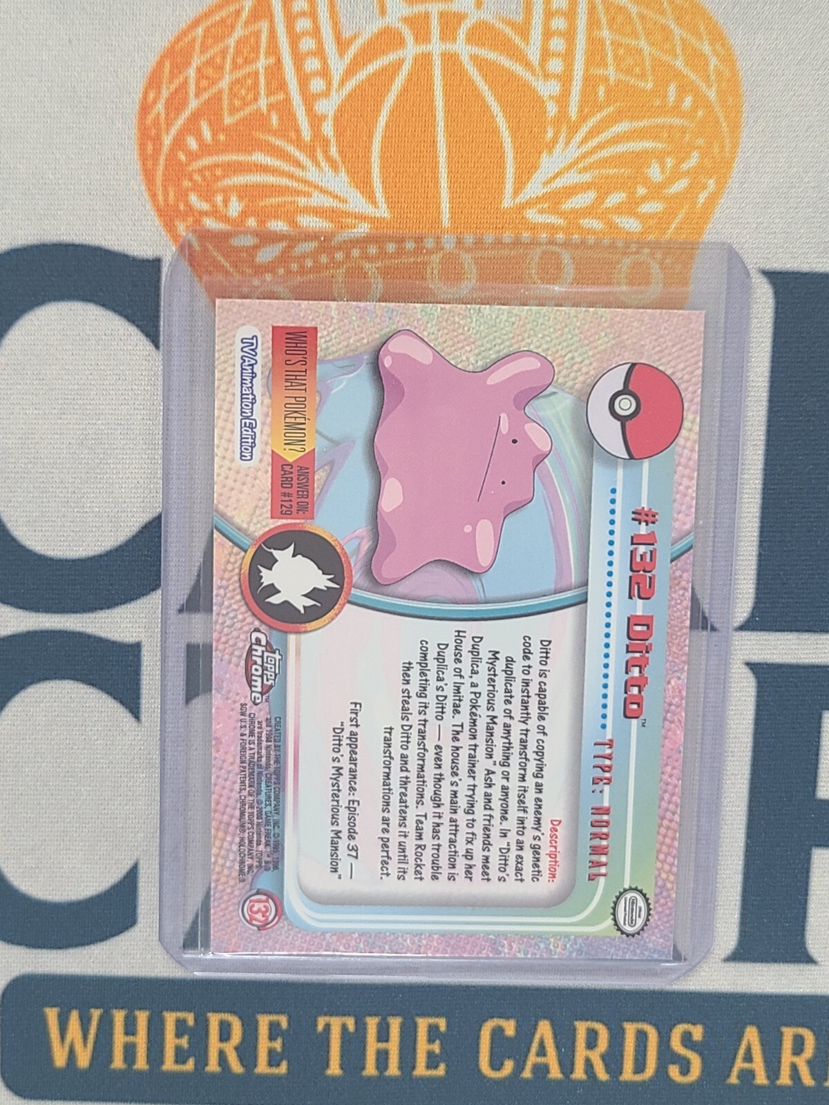 2000 Pokemon Topps Chrome DITTO #132 Series 2 BC | eBay