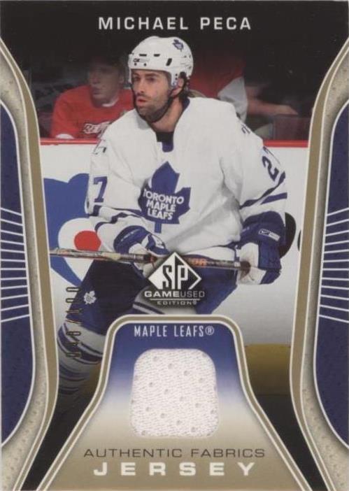 2006-07 SP Game Used Edition - Authentic Fabrics Michael Peca #AF-MP ...