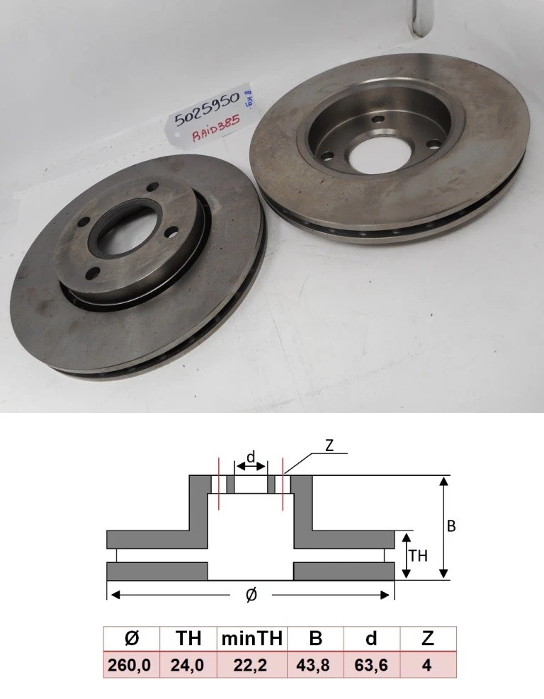 Ford Escort Mk1 Mk2 RS Vented Brake Discs X2 – The, 54% OFF