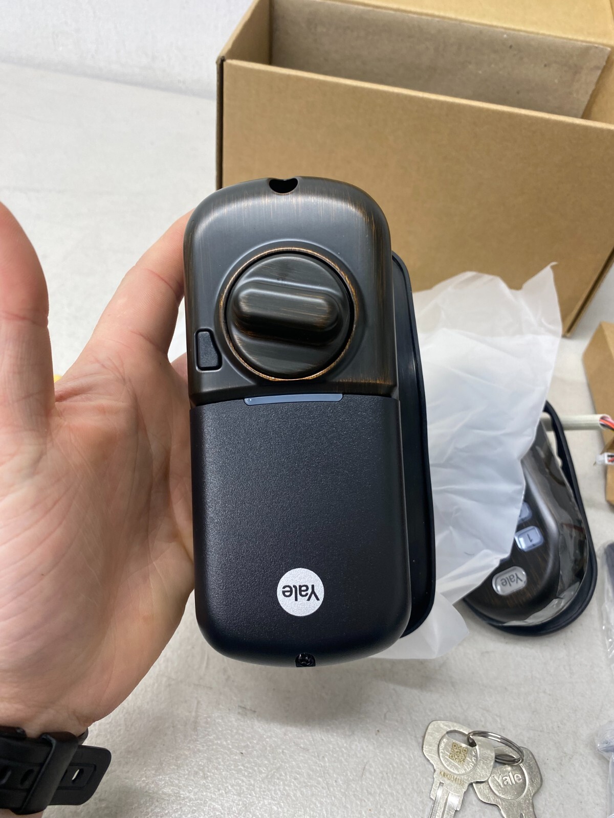 Yale YRD216 Deadbolt - YRD216ZW20BP for sale online | eBay