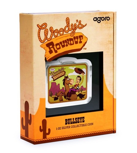 1 oz Niue 2025 Proof Disney Pixar Woody's Roundup BULLSEYE Cowboy ...