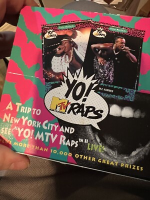 yo mtv raps cards Box 36 Packs Hip Hop Graded Music Cards Rare | eBay