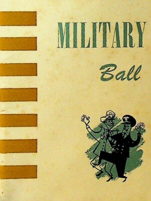Military Ball Program 1952 Miami Ohio University Air Force Navy ROTC | eBay